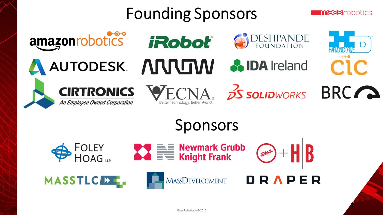Thank You to Our Founding Sponsors - MassRobotics