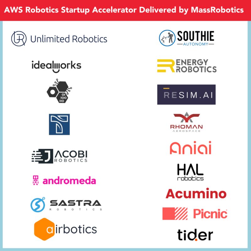 AWS Robotics Startup Accelerator - MassRobotics