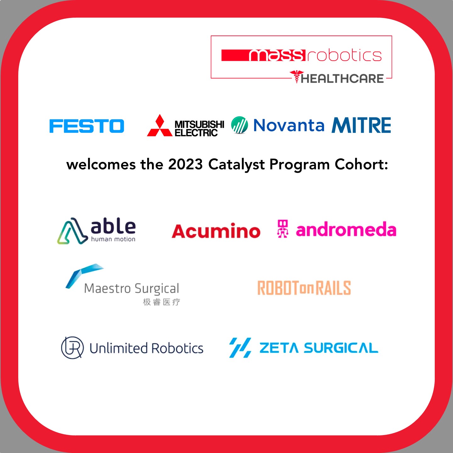 MassRobotics, FESTO, Mitsubishi Electric, Novanta and MITRE introduce ...