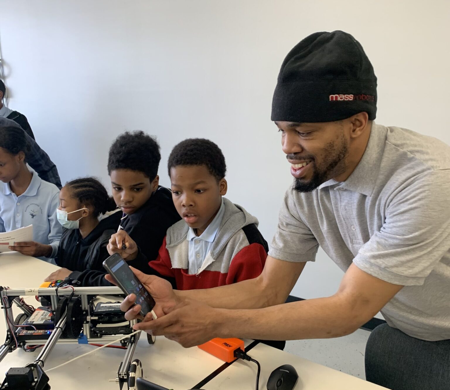 Celebrating National Robotics Week with Mayor Wu - MassRobotics