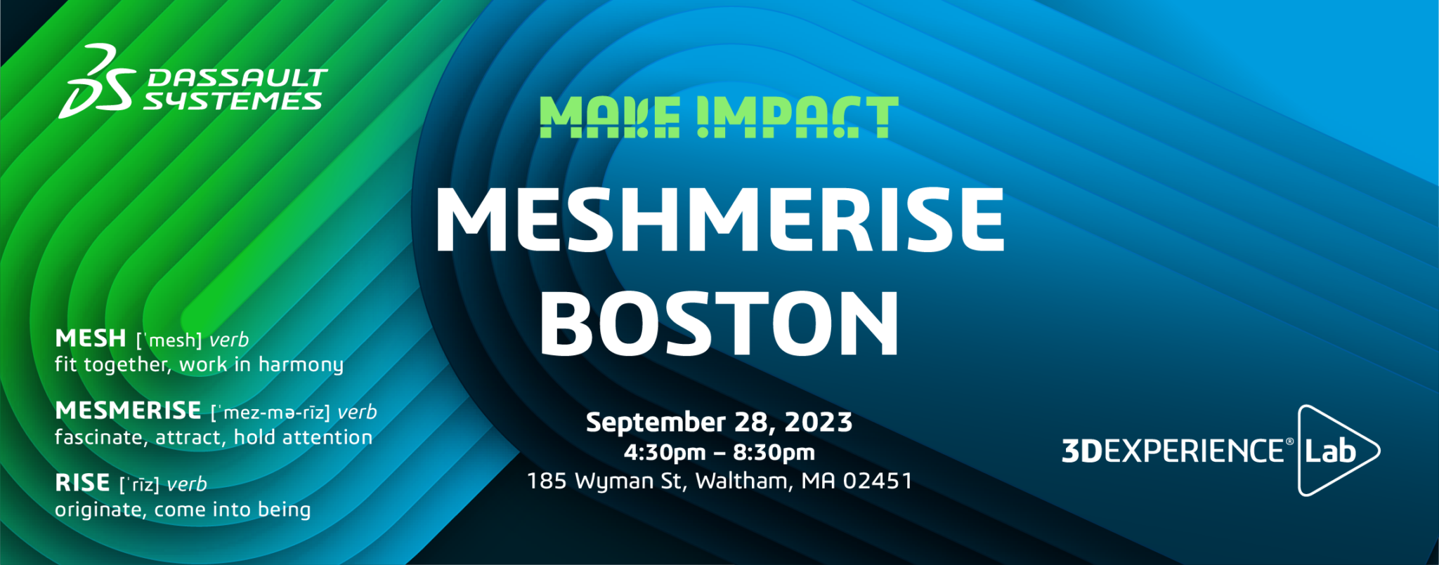 Meshmerize Boston - Dassault Systèmes - MassRobotics